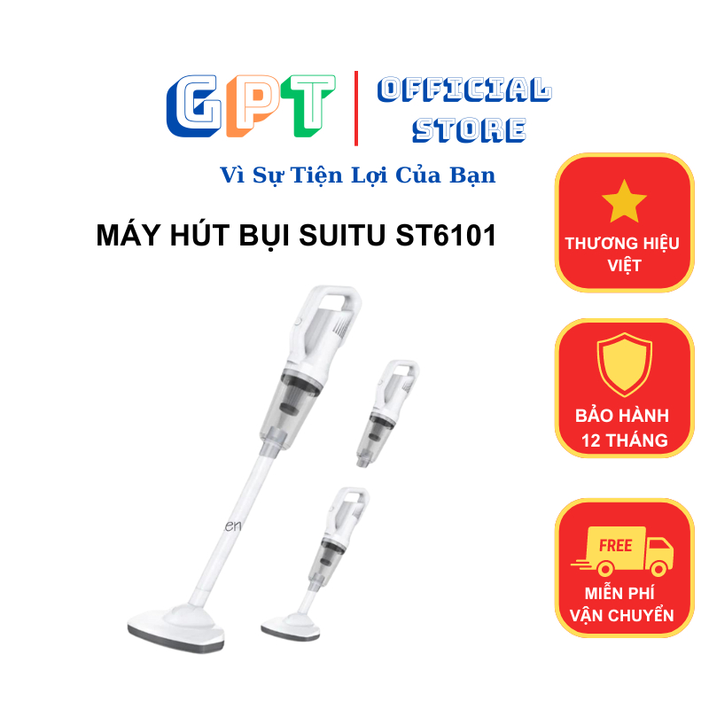 Máy Hút Bụi Không Dây Suitu ST6101 - Chính Hãng - Không Dây - Tiện Dụng - Cầm Tay- Bảo Hành 12 ...