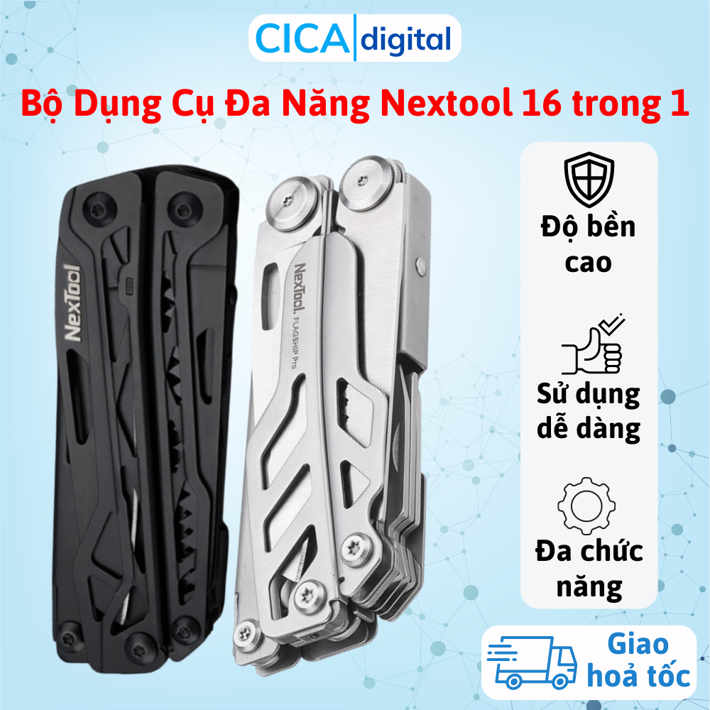 Bộ dụng cụ đa năng 16 in 1 Nextool Pro Flagship, Nhỏ và nhẹ dễ dàng mang theo, Đa chức năng tiện ...