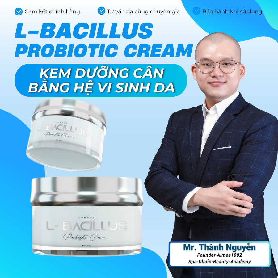Kem Dưỡng Men Vi Sinh LURCINN L-Bacillus Probiotic Cream 30g | Shopee Việt Nam