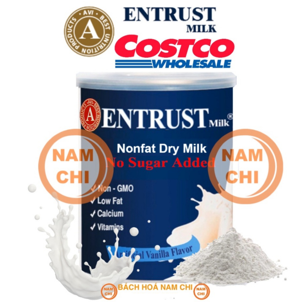 SỮA BỘT KHÔNG ĐƯỜNG ENTRUST NONFAT DRY MILK 400G | Shopee Việt Nam