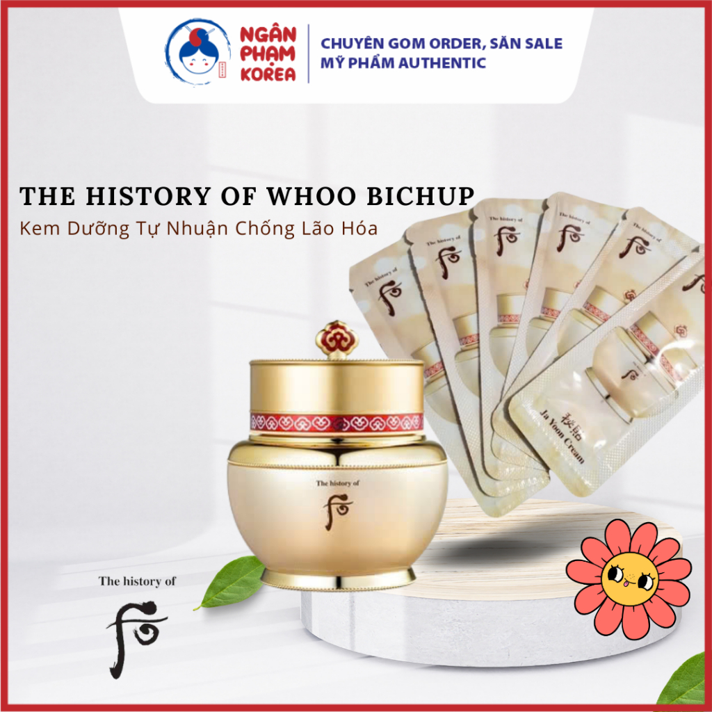 10 Gói Kem Dưỡng Tự Nhuận Chống Lão Hóa Whoo Bichup 1ml | Shopee Việt Nam
