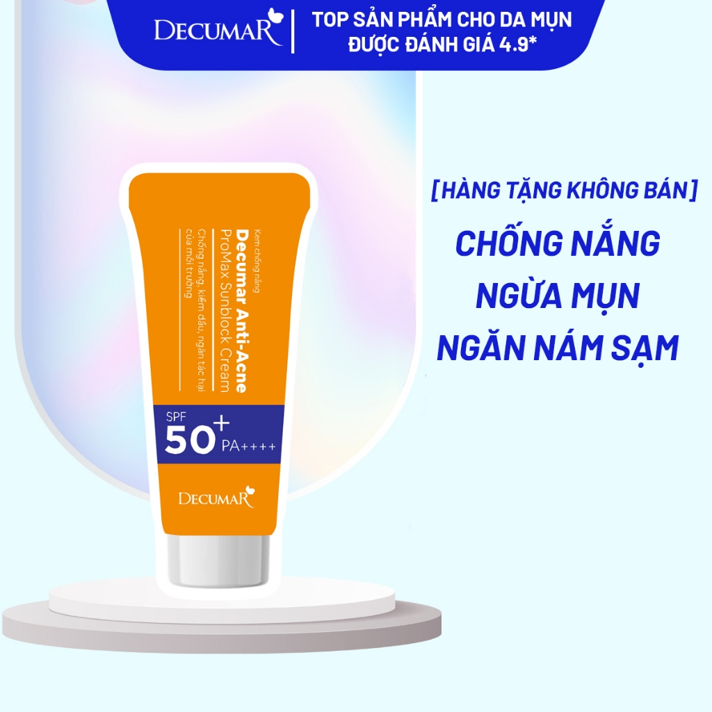 [Hàng tặng không bán] Kem chống nắng ngừa mụn Decumar Promax 7g - DPS02 ...