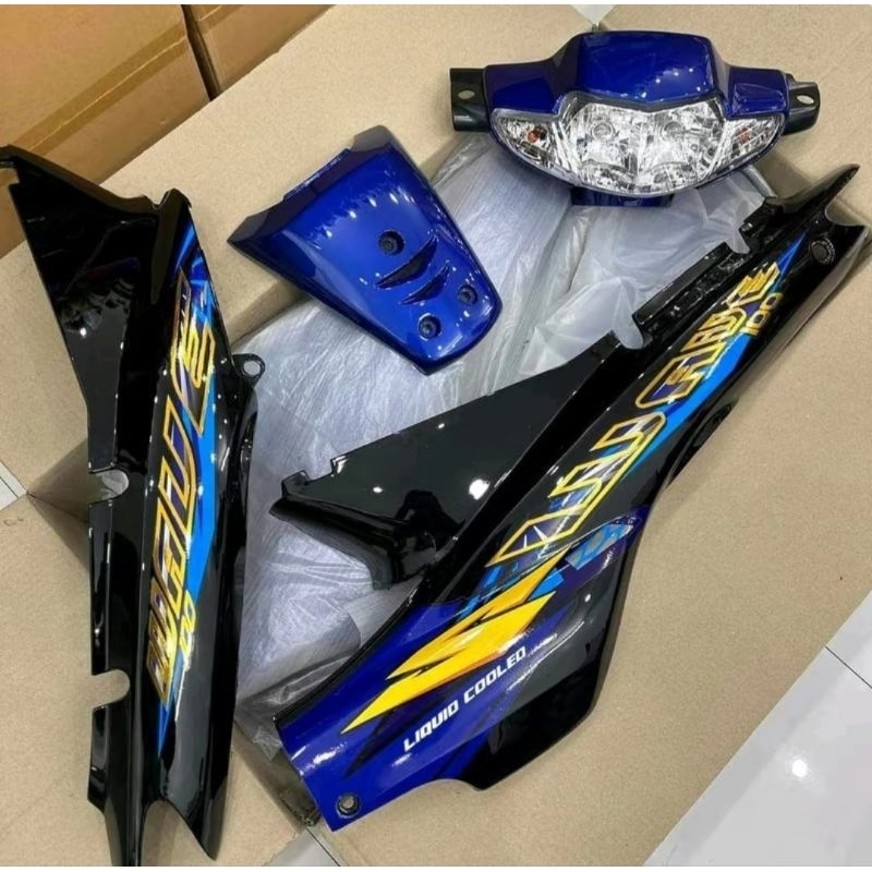 tem wave nhỏ, zx 100 màu xanh vàng mạ crom tem 3 lốp hàng loại 1 ...