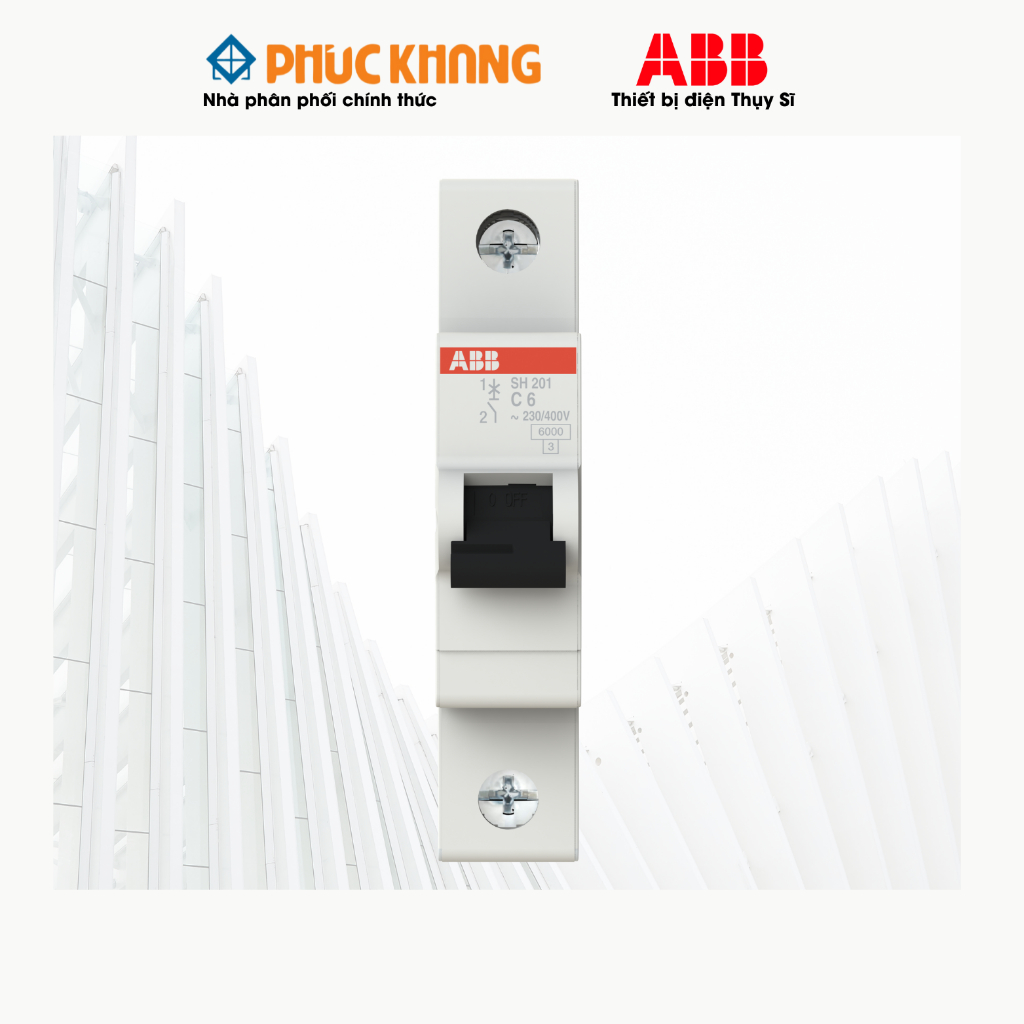Cầu Dao MCB ABB 1P 6kA (SH201) | Shopee Việt Nam