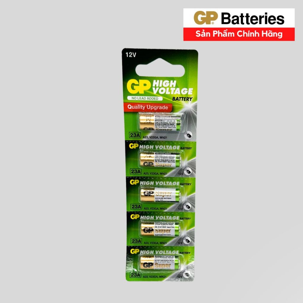 Vỉ 5 Viên Pin A23 , A27 Camelion / GP 12V Thay Khiển Remote Cửa Cuốn , Pin Chuông Cửa | Shopee ...