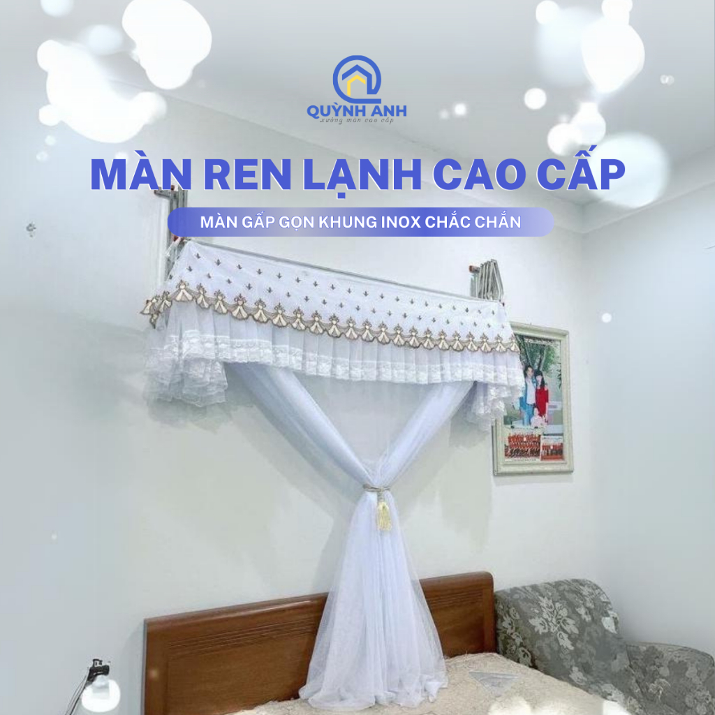 Màn Khung Xếp Gọn Tuyn Lạnh Cao Cấp Loại 1, Trọn Bộ Khung Màn Inox Bền ...