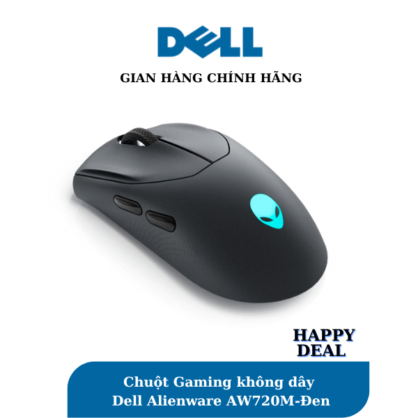 Chuột Gaming không dây Dell Alienware AW720M-Đen-Hàng chính hãng ...