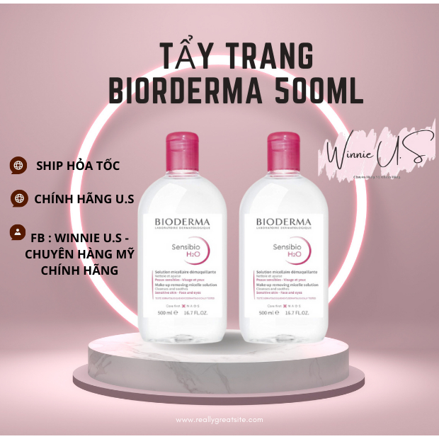 [Bill U.S Costco] Nước Tẩy Trang Bioderma 500ml. | Shopee Việt Nam