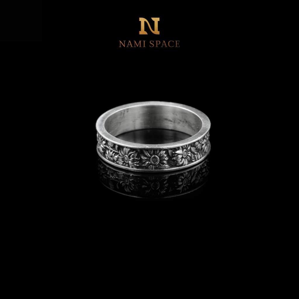 Nhẫn bạc s925 Nami Space nam/nữ Hướng Dương RT034 | Shopee Việt Nam