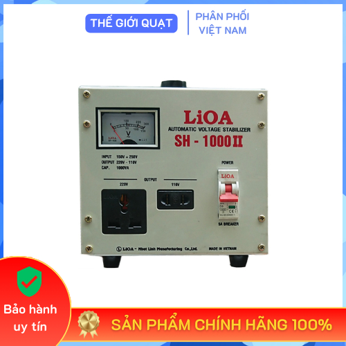 [HỎA TỐC] Ổn áp 1 pha Lioa SH-1000II có lõi mô tơ quấn 100% dây đồng cực bền - Hàng chính hãng ...