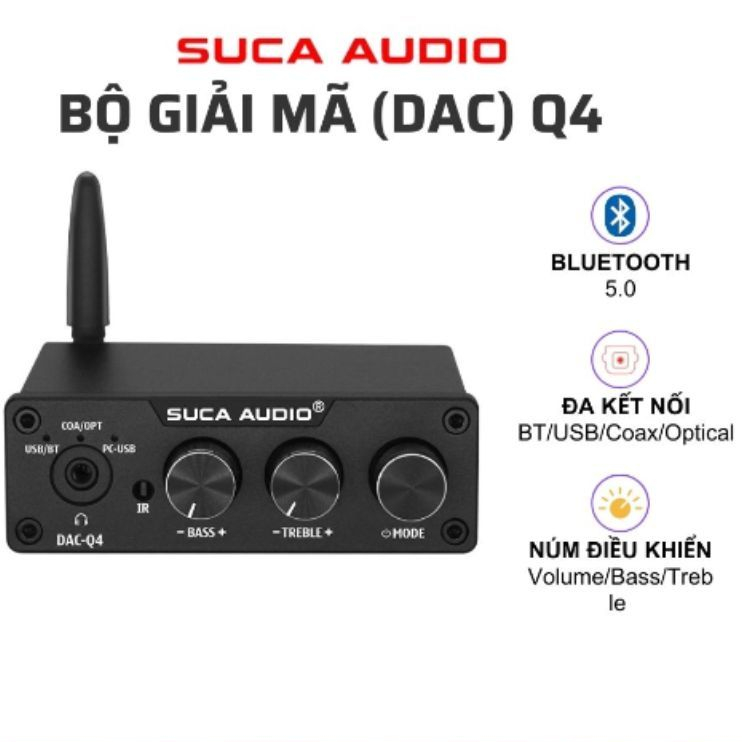 GIẢI MÃ SUCA Q4 BẢN NÂNG CẤP CHÍP ESS 9018 HÀNG CHÍNH HÃNG (TẶNG DÂY ...