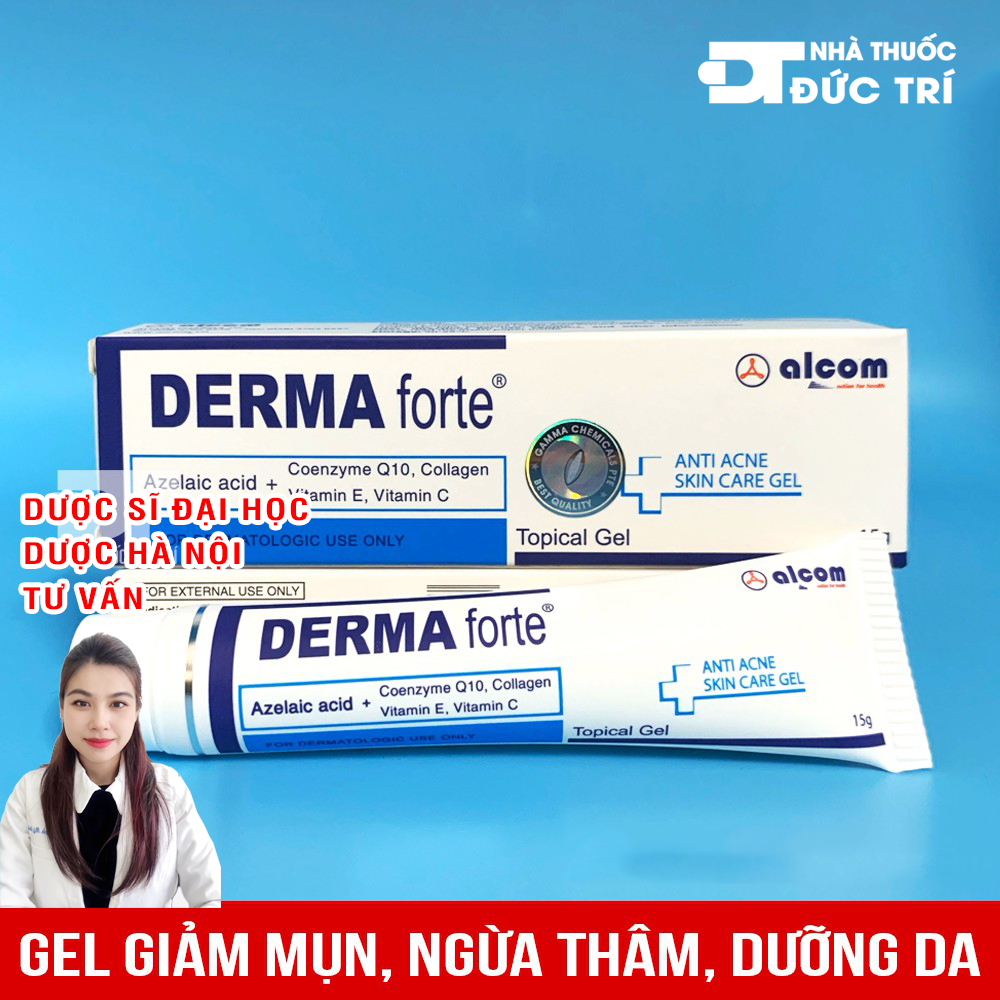 Derma Forte Gel 15g - Bản Mới Advanced. Giảm mụn, mờ thâm, dưỡng da ...