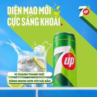Thùng 24 lon nước ngọt 7 Up [7up] vị chanh 320ml | Shopee Việt Nam