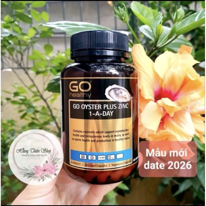 (Đủ bill úc) Tinh chất hàu úc: go oyster plus zinc 120 viên | Shopee ...