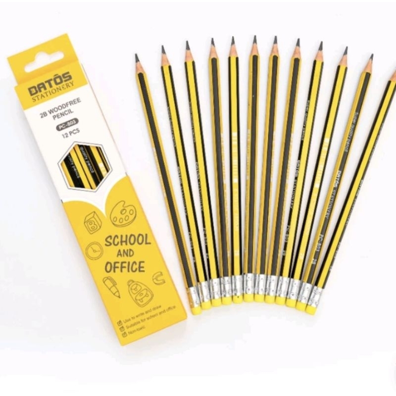 Bút chì 2B Batos - 1 cây | Shopee Việt Nam
