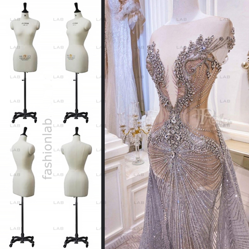 Cốt thiết kế nữ bán thân Haute couture - Ma nơ canh/ dressform Beifu ...