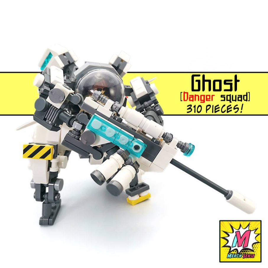 Mô hình lắp ráp kiểu LEGO Robot MOC Squad Ghost Mech (310 mảnh ...