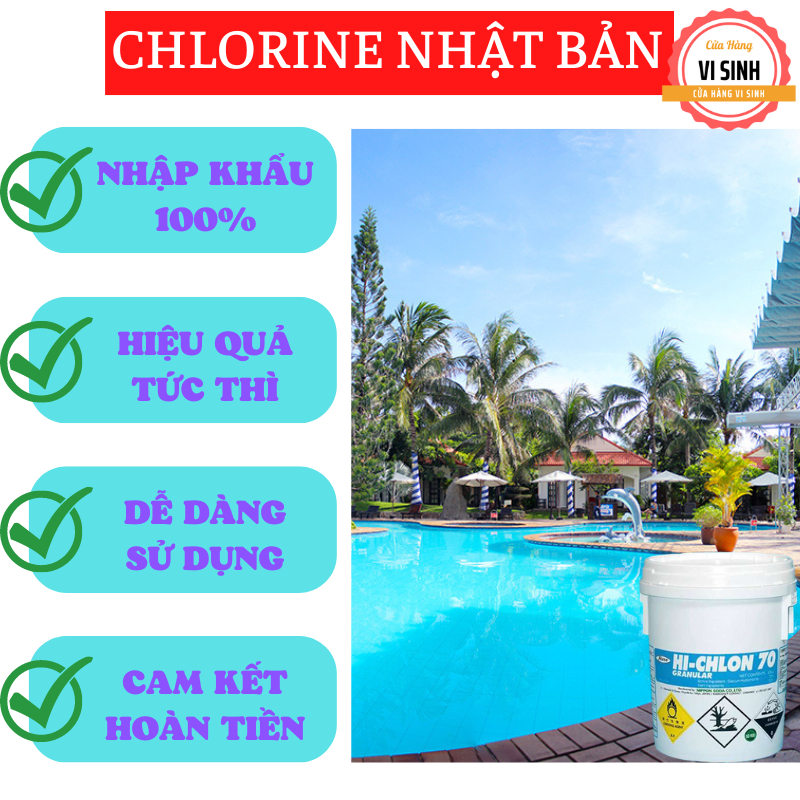 3 Kg Chlorine Nhật Xử Lý Nước ⚡Clo Nippon | Shopee Việt Nam