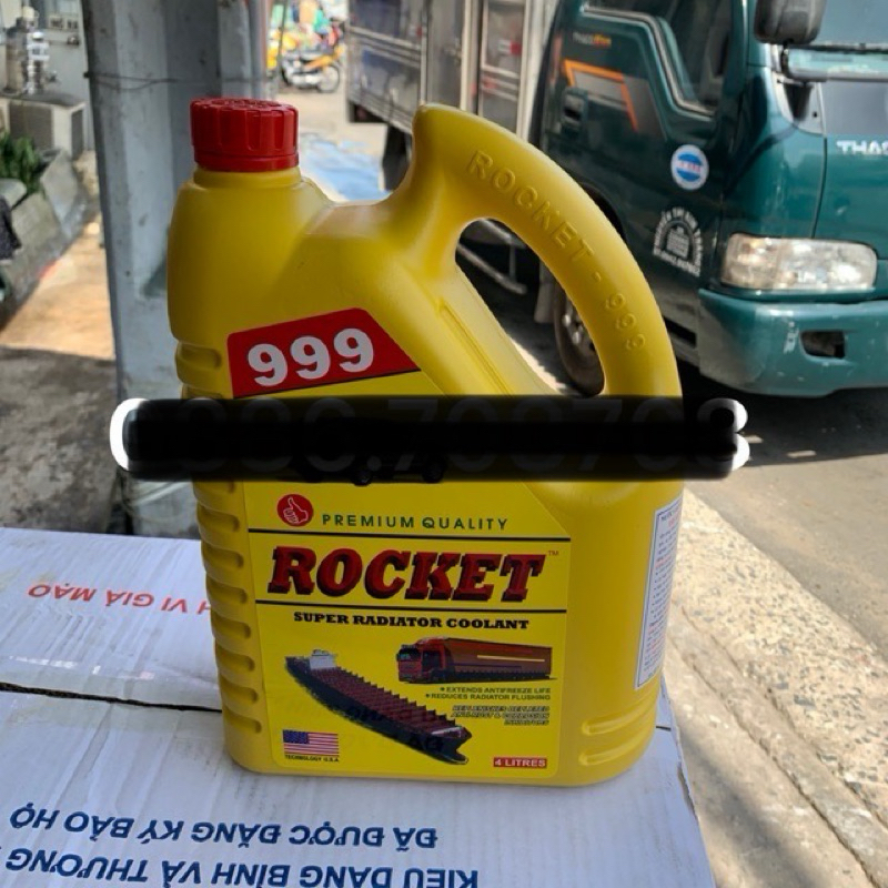 Nước làm mát Rocket 999 loại 4lít(xanh) | Shopee Việt Nam
