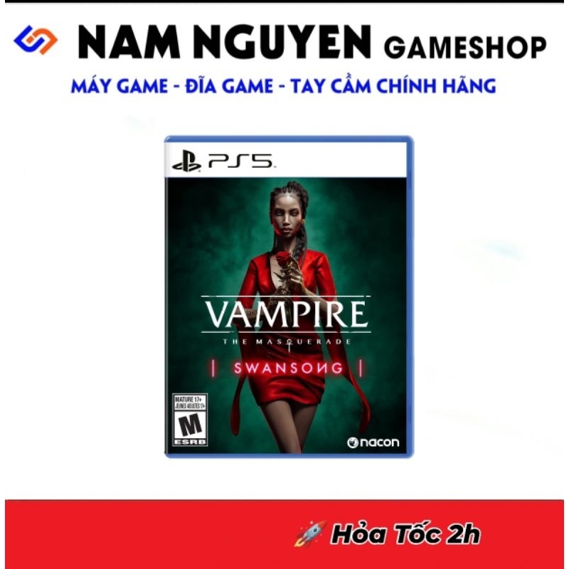 Đĩa Game PS5 | Vampire | The Masquerade - Swansong (Ma Cà Rồng ...