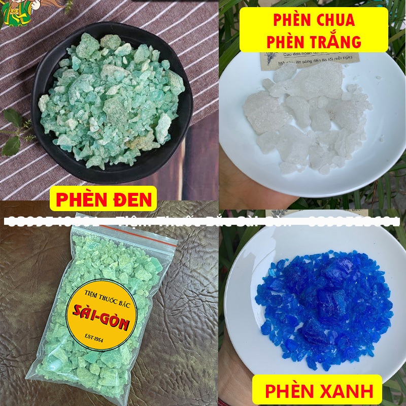 Phèn Đen - Phèn Xanh - Phèn Chua túi 100gram (DẠNG BỘT) | Shopee Việt Nam