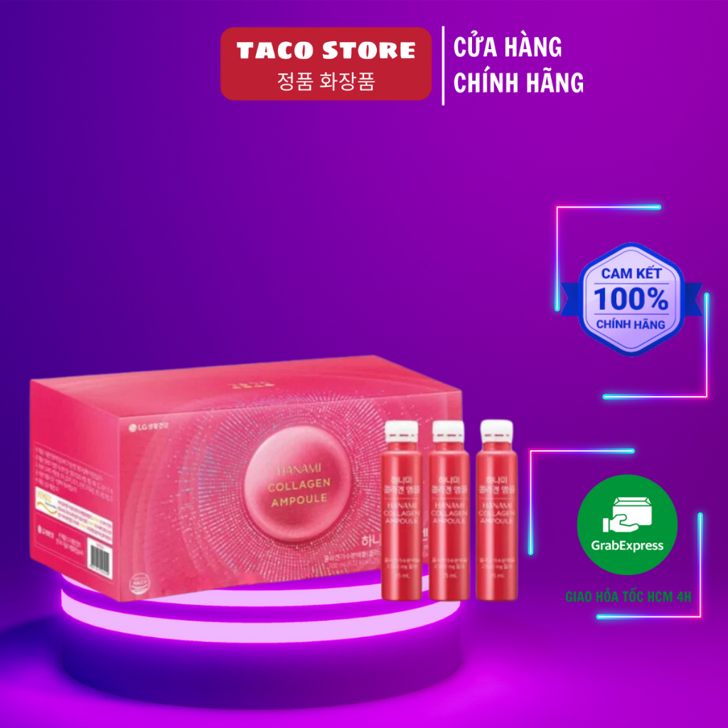 Thực phẩm bổ sung Vital Garden Hanami Collagen Ampoule (25ml x 28 ống ...