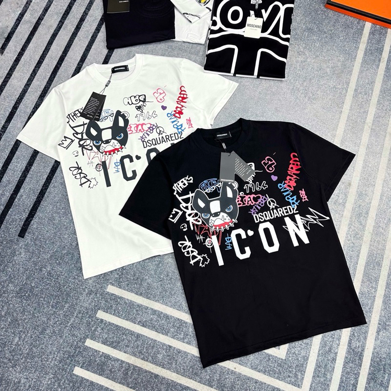 Áo DSQ icon cún con cực ngầu vải cotton co dãn mềm mịn - thoáng mát ...