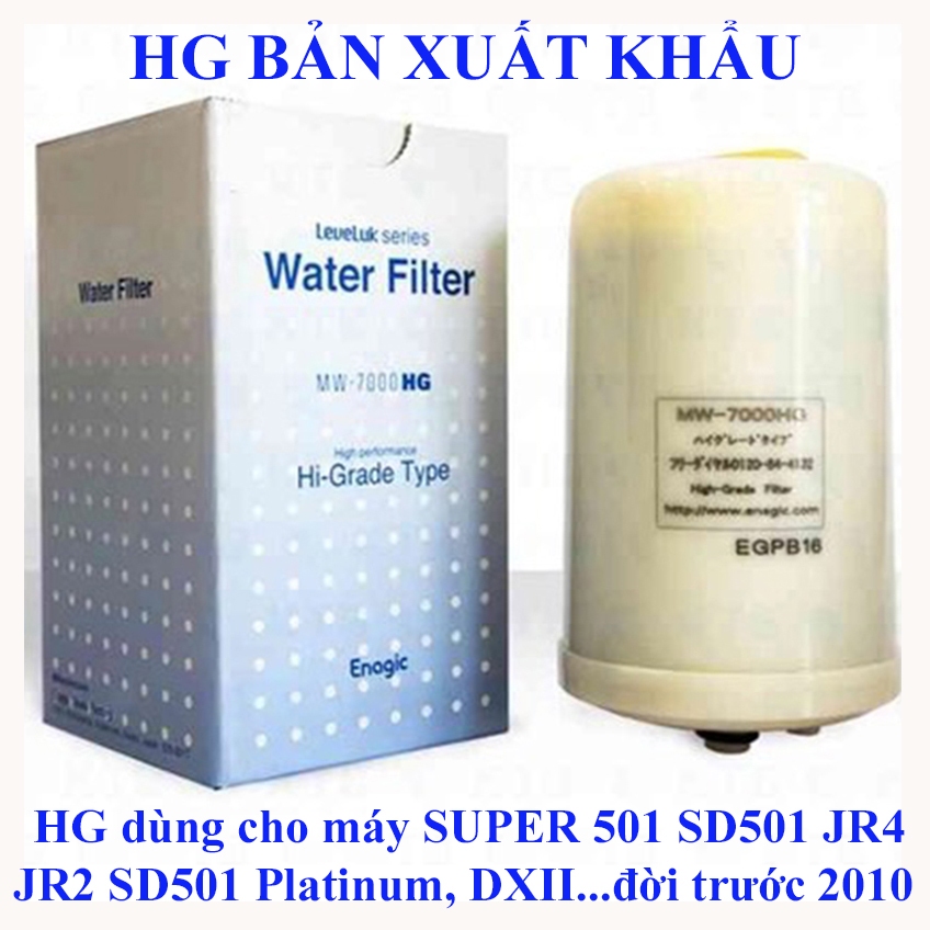 Lõi lọc kangen Leveluk MW-7000HG MW-7000R dùng cho máy Kangen LeveLuk ...