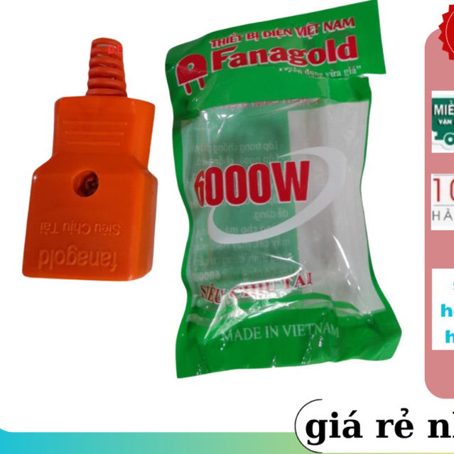 Phích âm chính hãng Fanagold công suất 6000w, phích âm siêu chịu tải ...