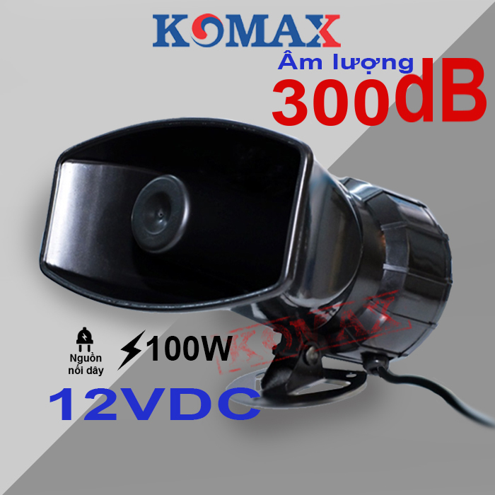 Còi Báo Động 12V Công Suất Lớn 100W Âm Lượng 300dB Dùng Cho Báo Động ...