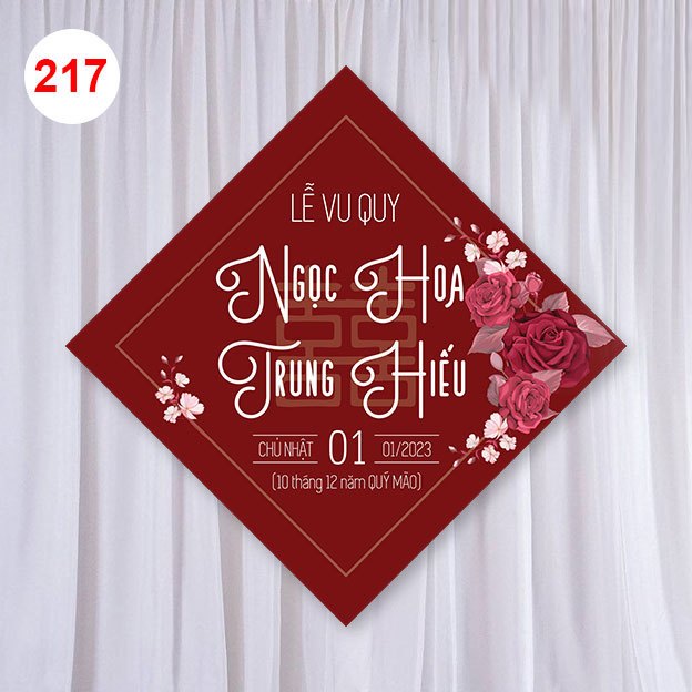 MS 217 - Bảng Gia Tiên, Backdrop trang trí đám cưới | Shopee Việt Nam