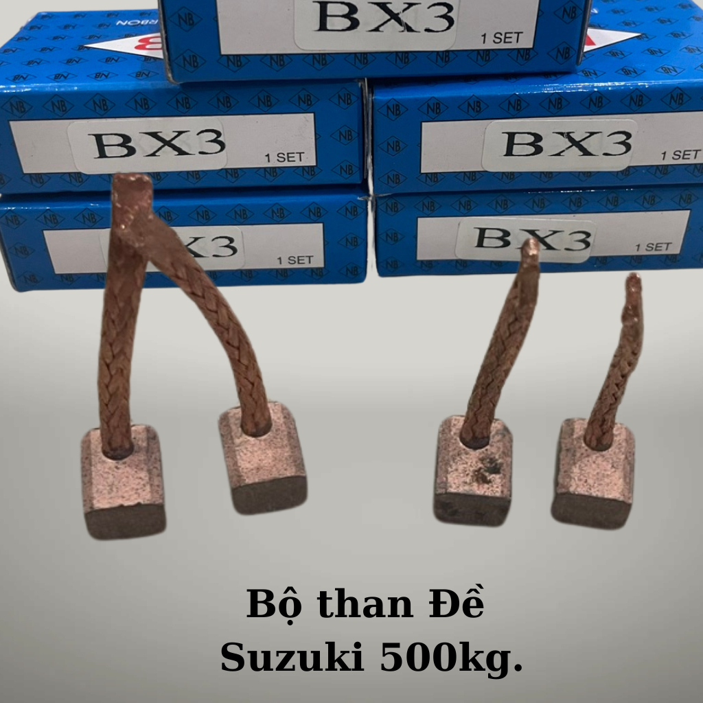Bộ 4 Cục Than Đề, Chổi Đề Xe Tải Nhỏ Suzuki 500kg (5 tạ), Su Cóc ...