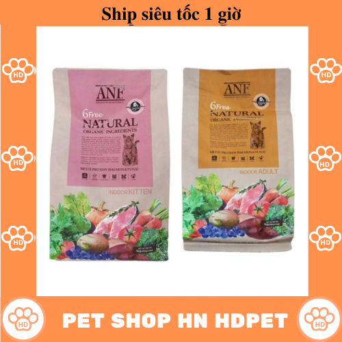Hạt ANF 6Free Indoor cho Mèo con và Mèo trưởng thành 400g Thức ăn hạt ...