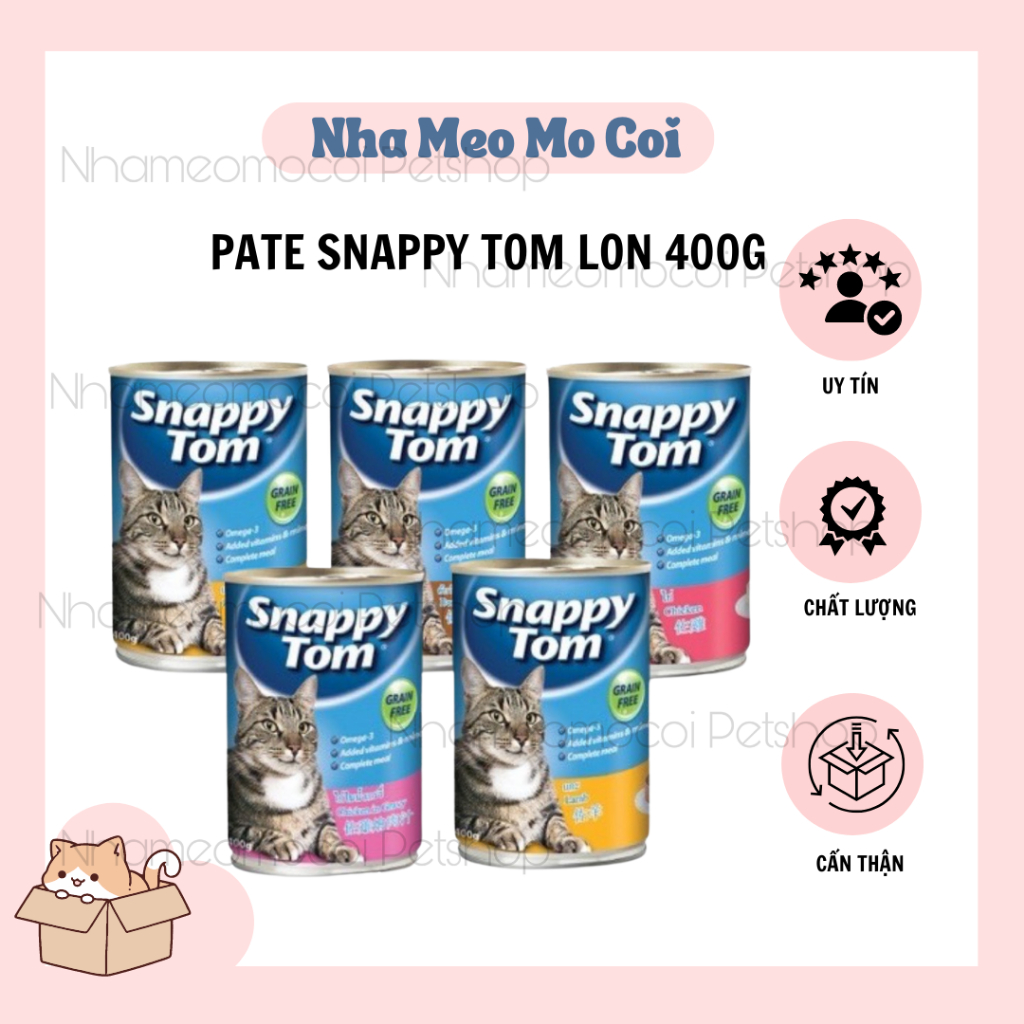 [ Thùng] Pate dành cho mèo 1 thùng - (Bellotta, Snappy Tom,..) | Shopee ...