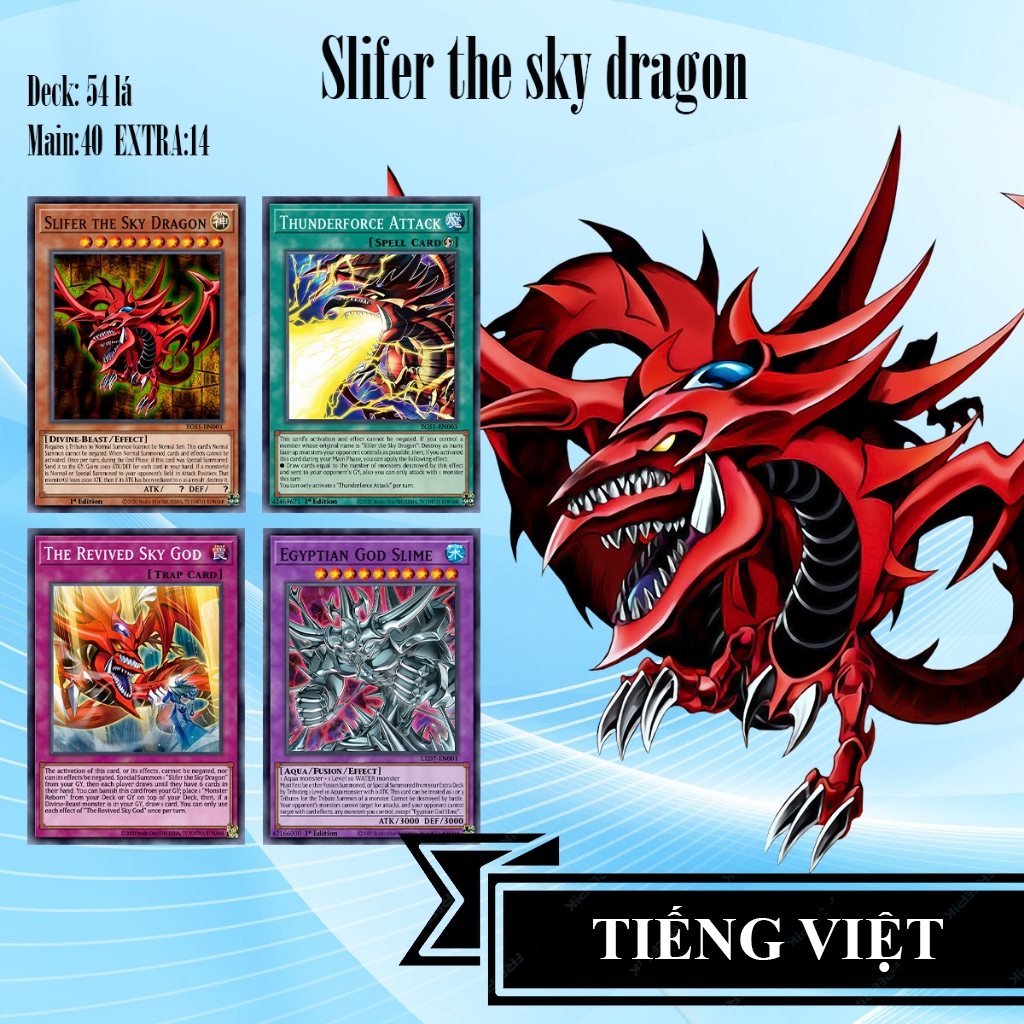 Terrific Slifer The Sky Dragon Deck Images