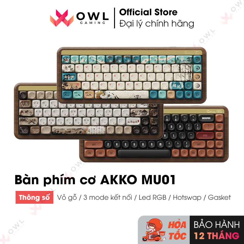 Bàn phím cơ AKKO MU01 Mountain Seclusion / Autumn / Joy of Life ...
