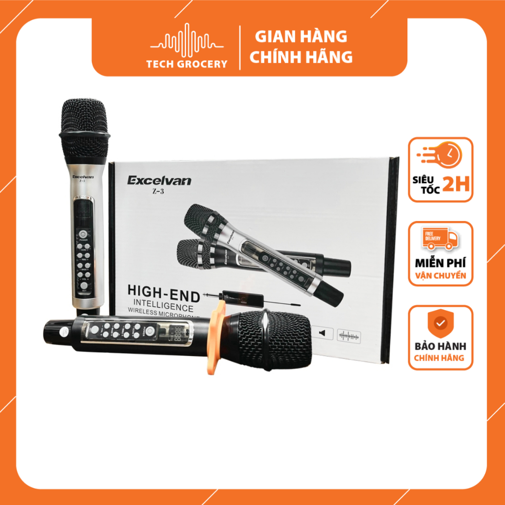 Micro Karaoke không dây Excelvan Z3, Excelvan Z2 Pro, Excelvan Z1 Pro ...