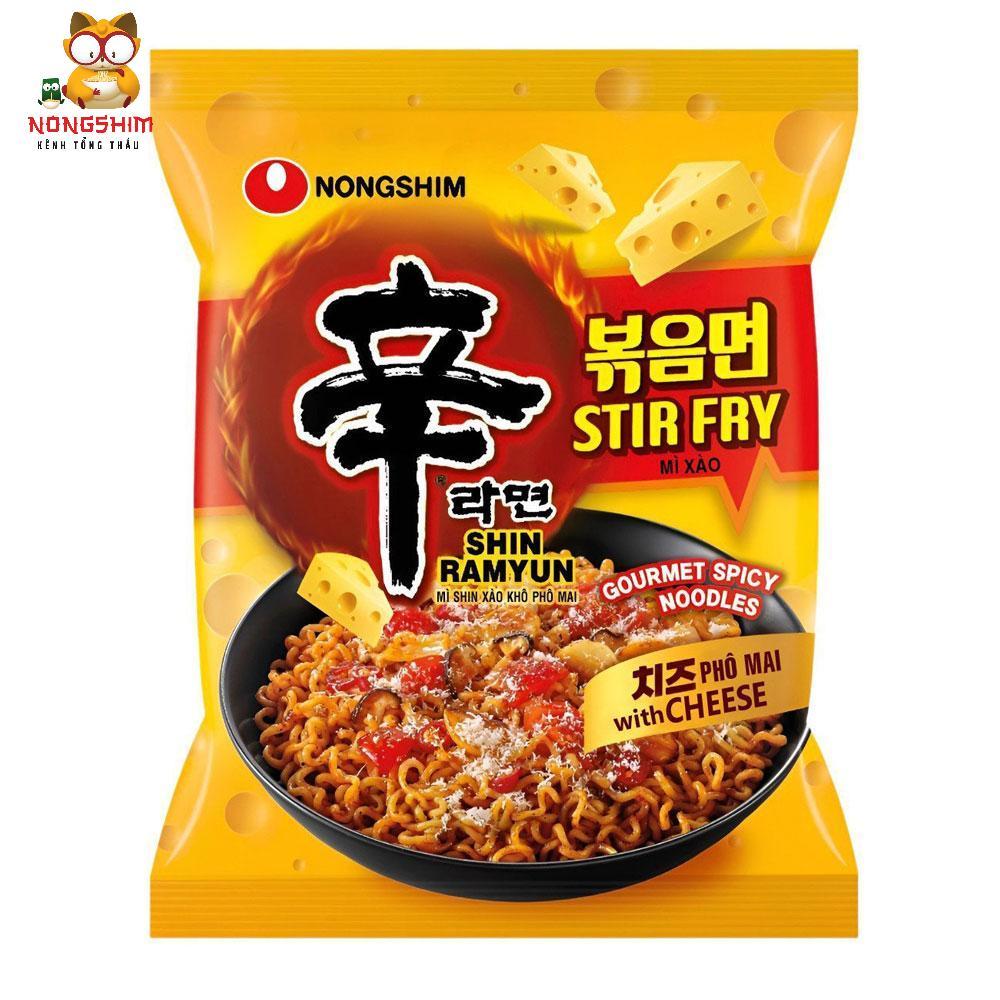 (5 Gói) Mì Shin Xào Phô Mai, Shin Ramyun Stir Fry, Mì Nongshim Shin Xào ...