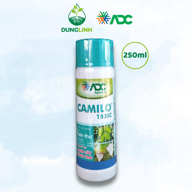 Thuốc trừ bệnh CAMILO 150SC chai 250ml ADC - Đặc trị thán thư | Shopee ...