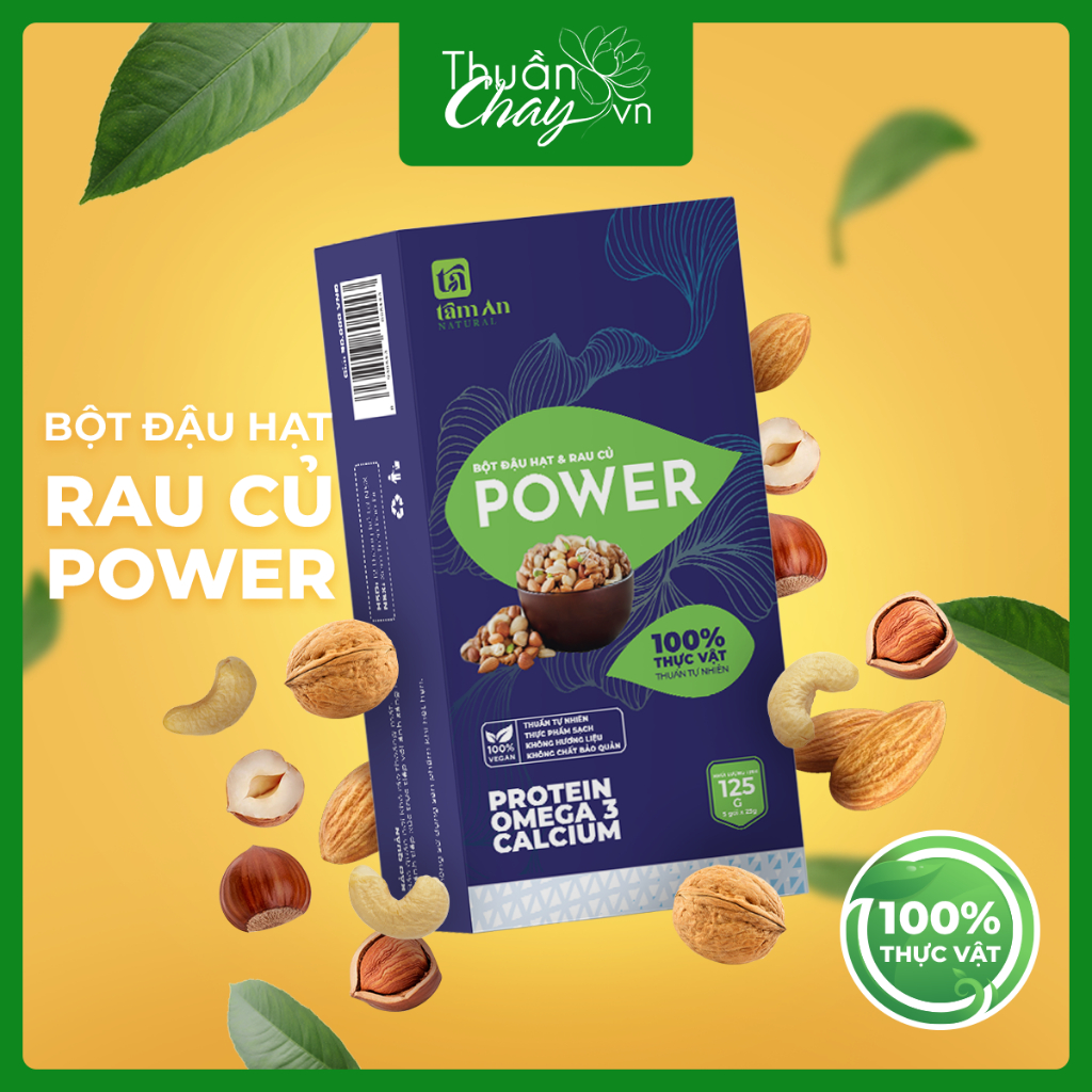Power - Thương Hiệu Thuần Chay - 125g - Cung Cấp Năng Lượng Cho Cơ Thể ...