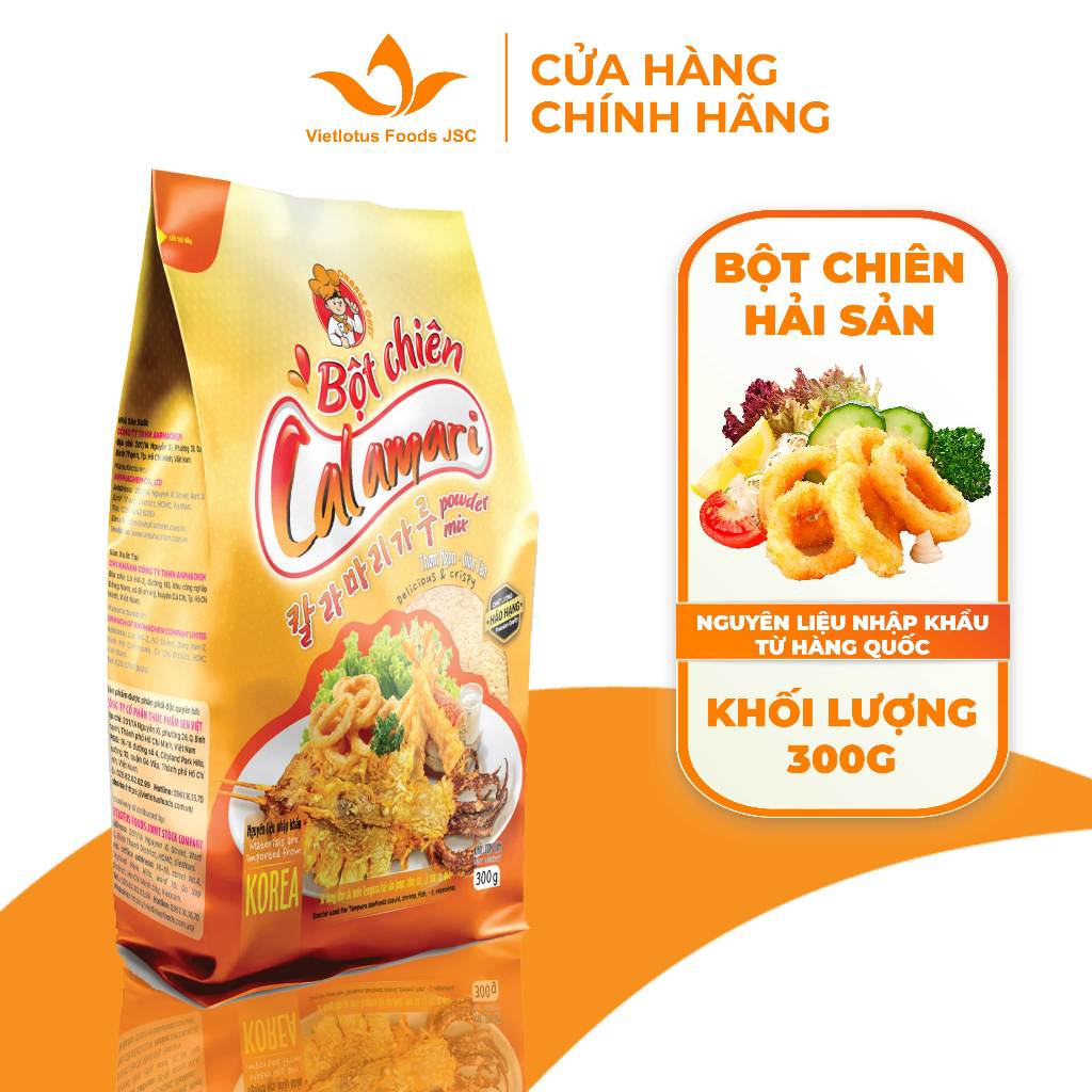 Bột chiên Tempura Hải Sản, Rau Củ Quả Calamari - Nguyên liệu nhập khẩu ...