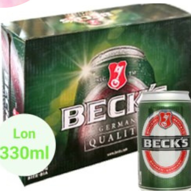 Bia Beck's lon 330ml | Shopee Việt Nam