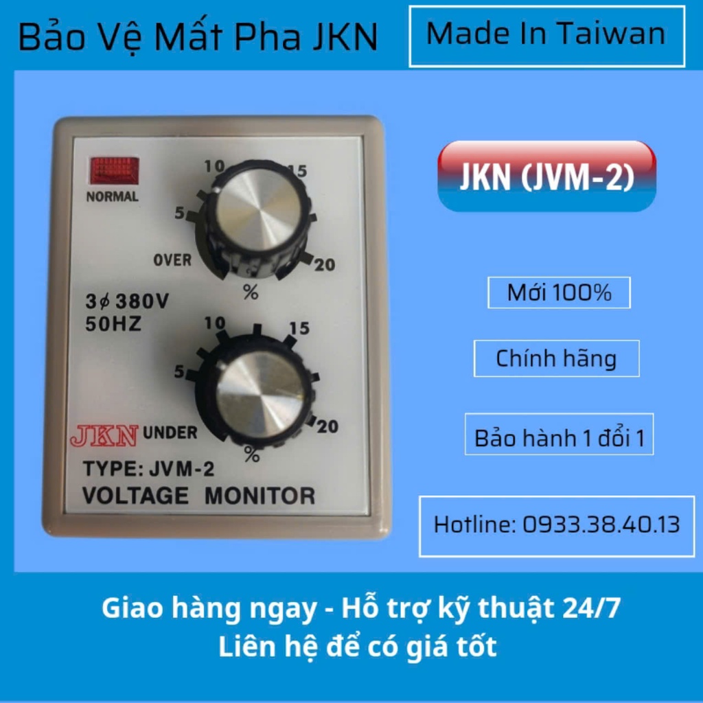 Rơle bảo vệ điện áp JKN JVM-2 (Tặng kèm đế) | Shopee Việt Nam