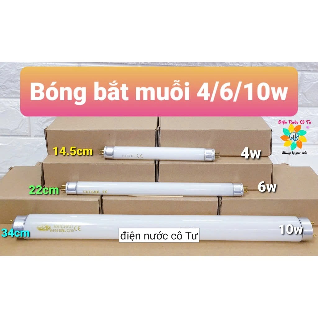 Bóng đèn bắt muỗi đủ loại kích cỡ (4w/6w/10w) | Shopee Việt Nam
