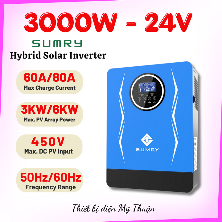 Biến Tần Độc Lập SUMRY 3200VA/3000W 24V - Inverter Hybrid | Shopee Việt Nam