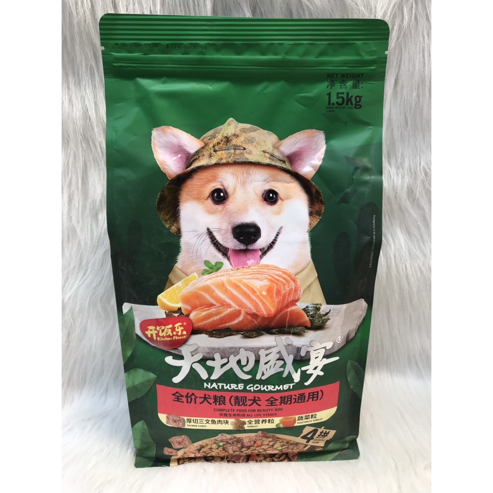 Thức ăn cho chó Kitchen Flavor Nature Gourmet gói 1,5kg | Shopee Việt Nam