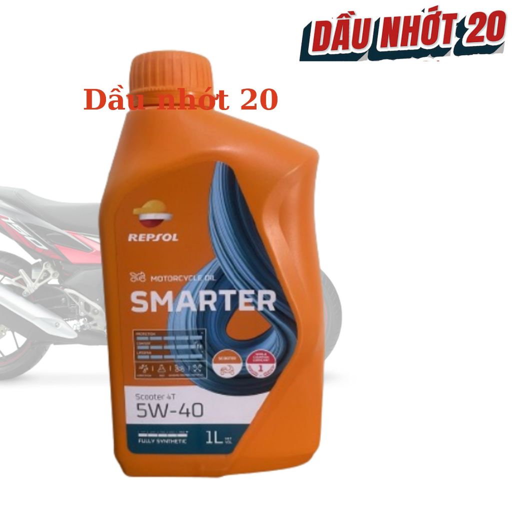[Mẫu mới] Nhớt Repsol Scooter Fully Synthetic 5W40 1L, nhớt cao cấp ...