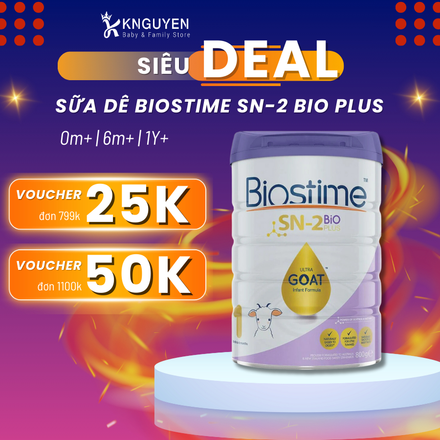 Sữa Dê Biostime Ultra Goat số 1 2 3 - Úc 800g [Cải thiện Tiêu Hóa ...
