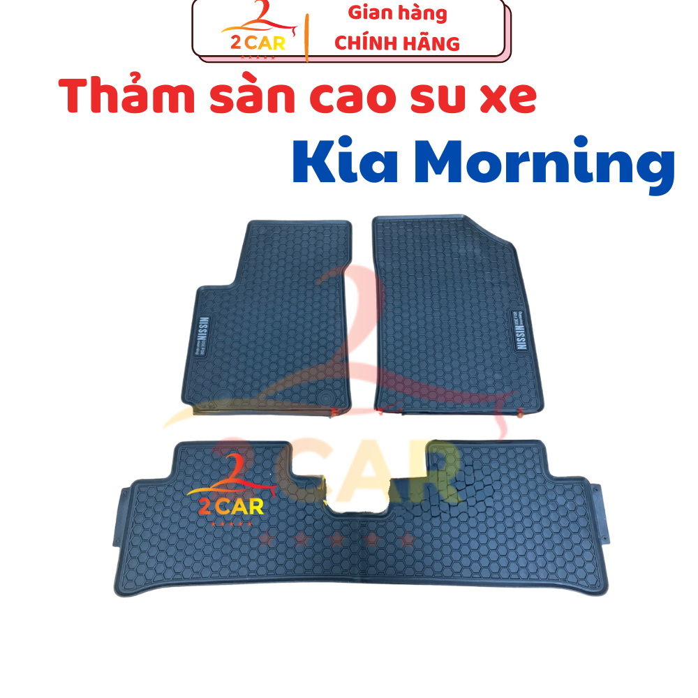 Thảm LÓT SÀN CAO SU Kia Morning 2012 - 2018, 2019, 2020, 2021 chất liệu ...
