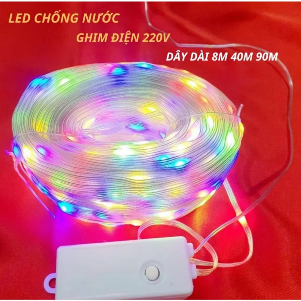 Dây Led Chống Nước 8m / 40m / 90m | Shopee Việt Nam
